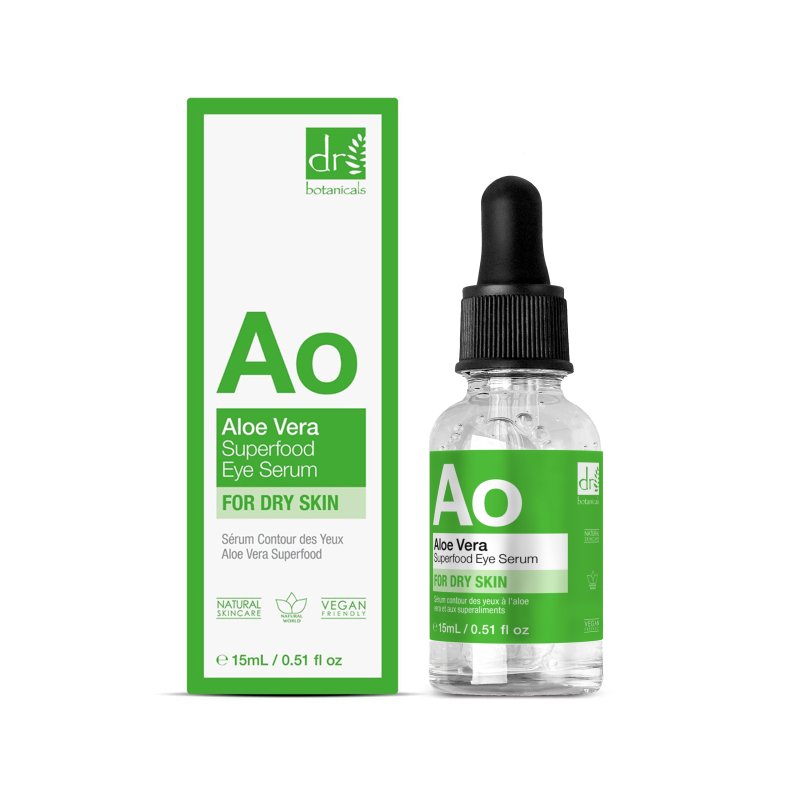 Aloe Vera Superfood Eye Serum 15ml - Soothing Hydration & Plump Skin ...