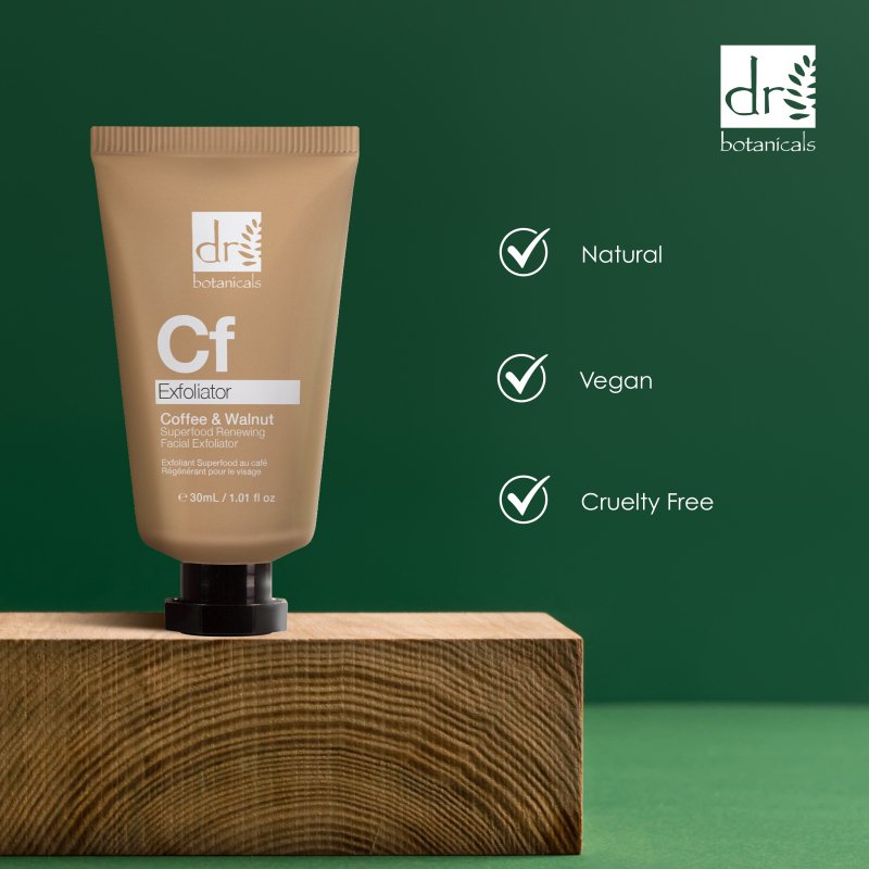 Coffee Superfood Renewing Facial Exfoliator 30ml - Dual-Action Scrub ...