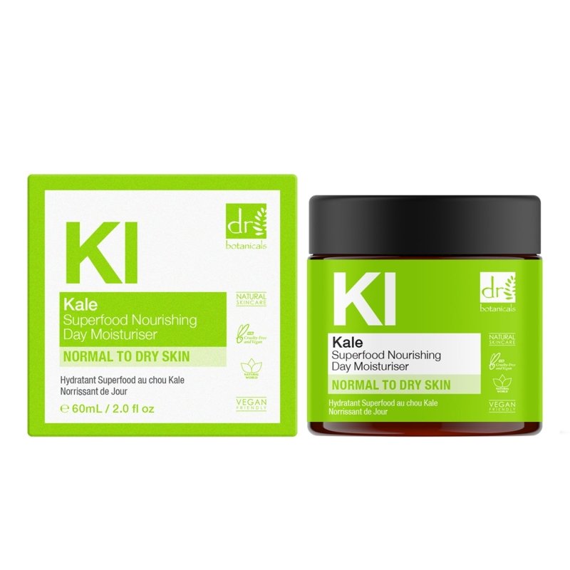 Kale Superfood Nourishing Day Moisturiser 60ml - Antioxidant Hydration ...